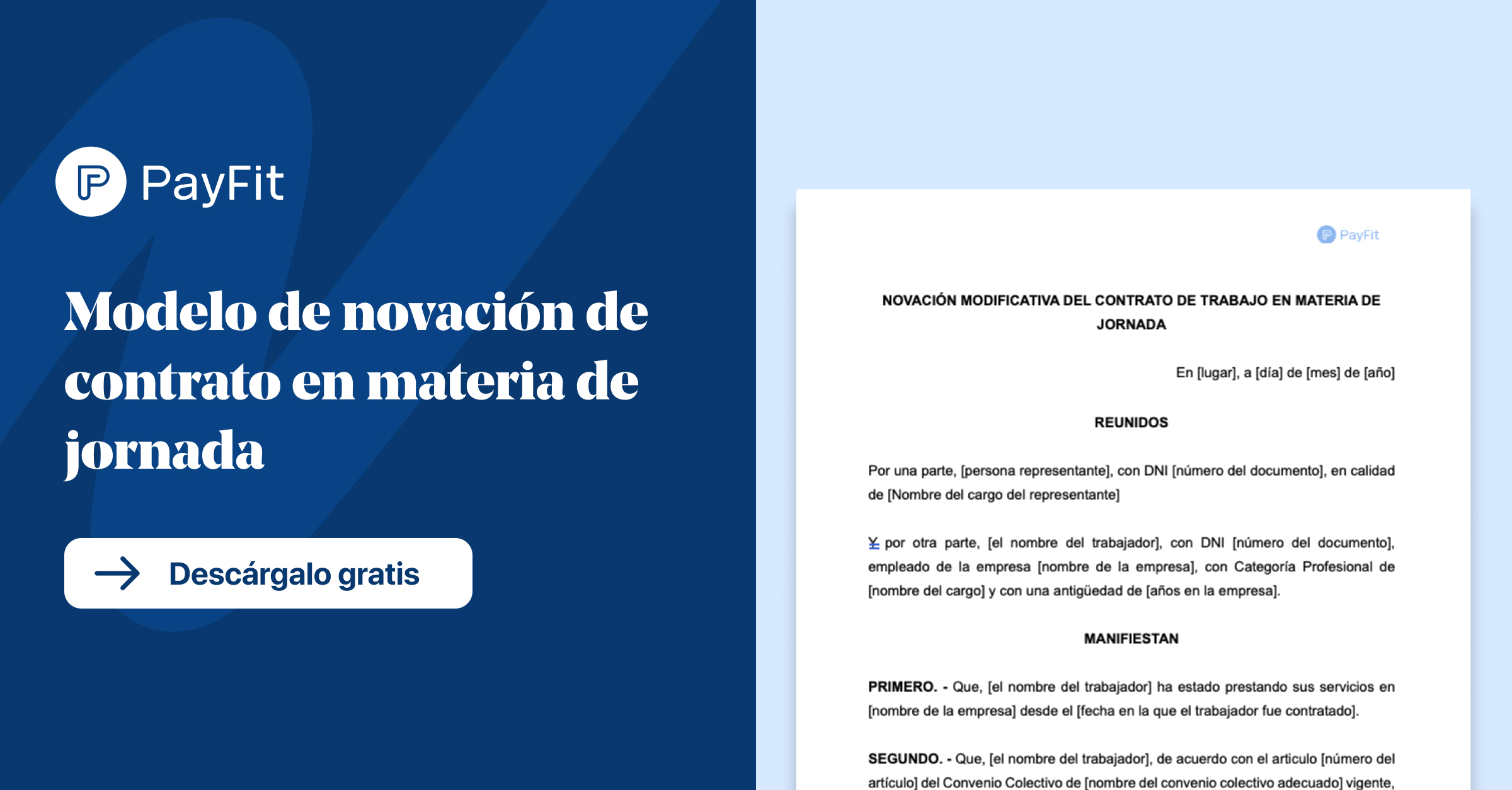 Modelo de novación de contrato